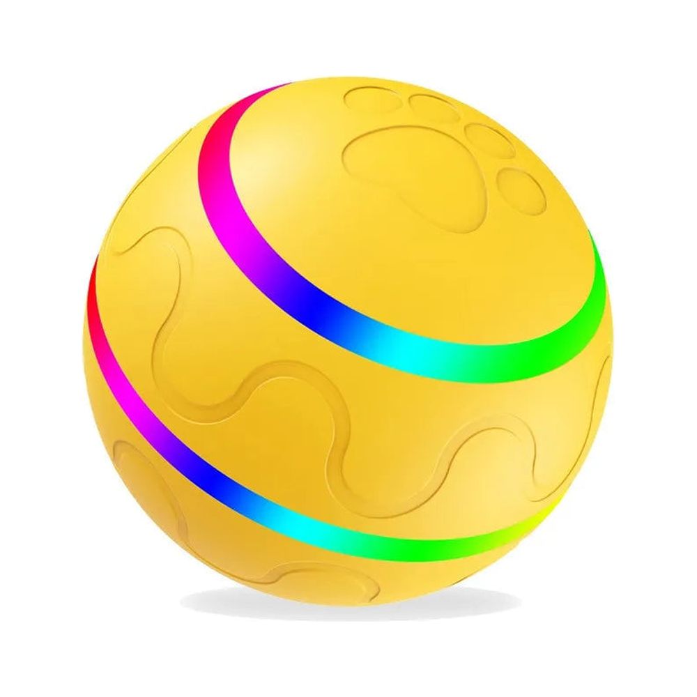 Smart Interactive Pet Ball Remote Control Flashing Rolling Jumping ...