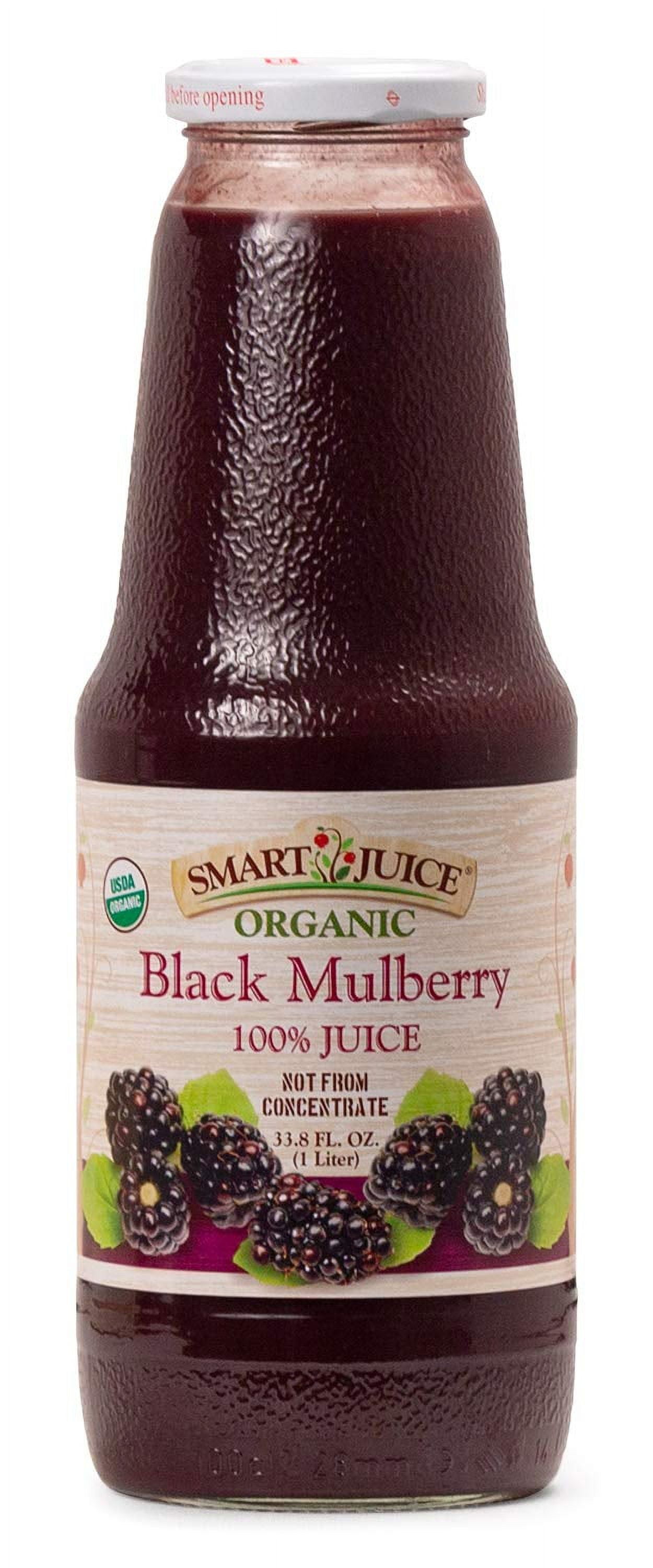 Smart Juice Premium Organic Antioxidant-Rich Black Mulberry Juice ...