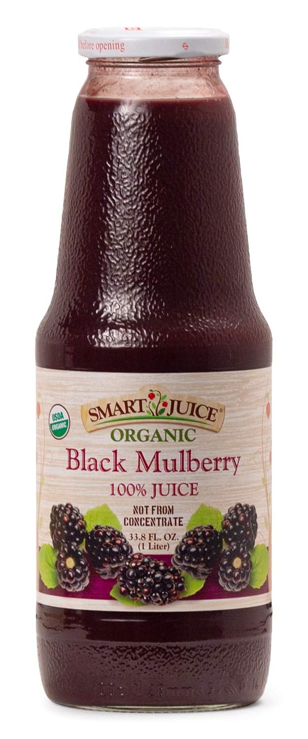 Smart Juice Premium Organic Antioxidant-Rich Black Mulberry Juice ...