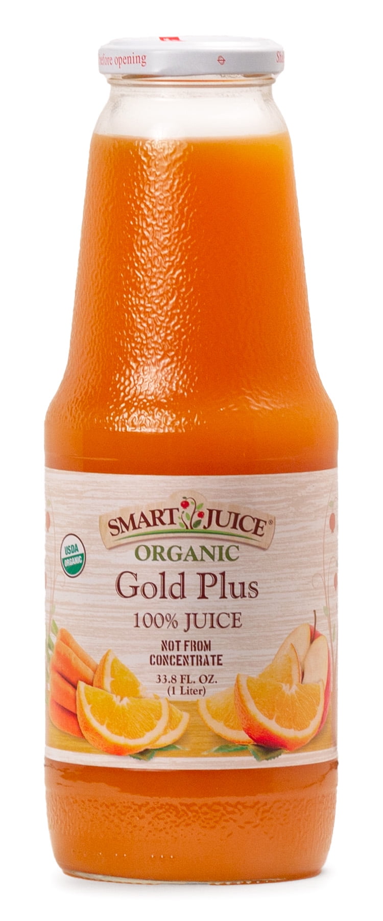 Smart Juice Organic Gold Plus Juice - 33.8 fl oz (1L) - (Pack of 6 ...