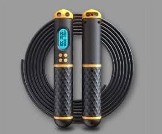 Smart Jump Rope, Fitness Skipping Rope with Weight/Lap/Time/Calorie ...
