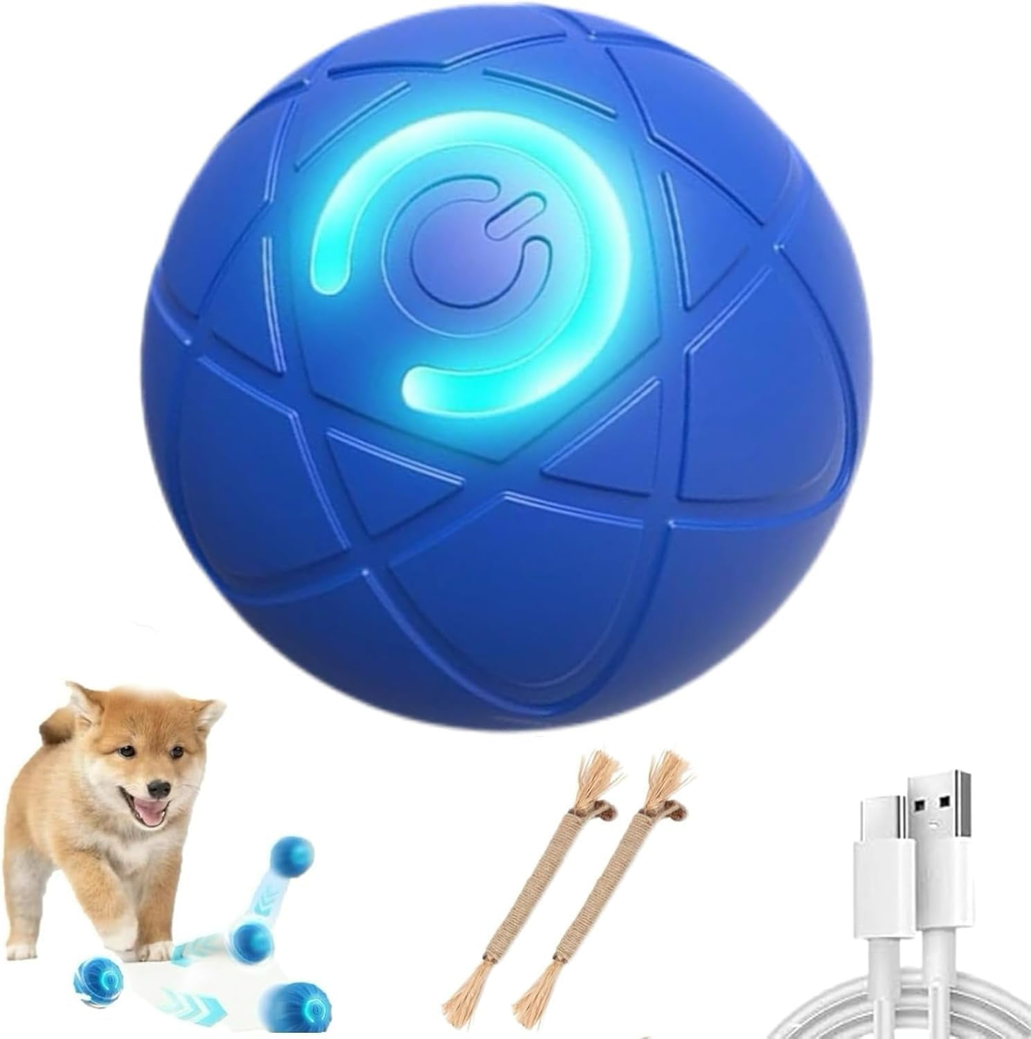 Smart Jumping Ball Dog Toy, Smart Jumping Ball for Dogs, Dog Ball That ...