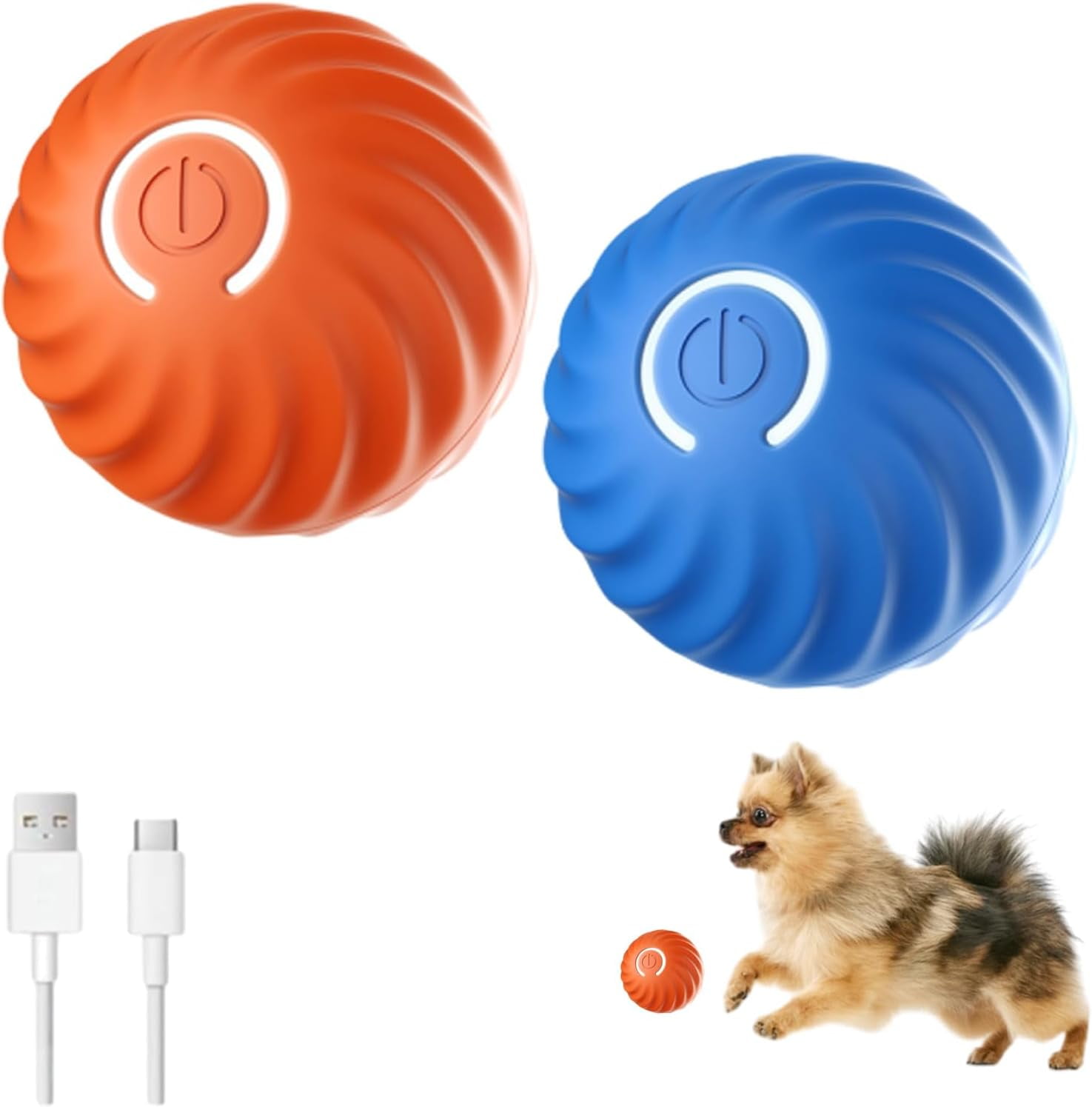 Smart Jumping Ball for Dogs - 2025 New Automatic Moving Interactive Dog ...