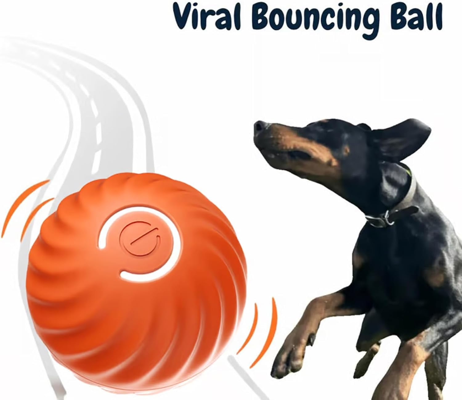 Smart Jumping Ball for Dogs, 2025 New Smart Jumping Ball Dog Toy ...