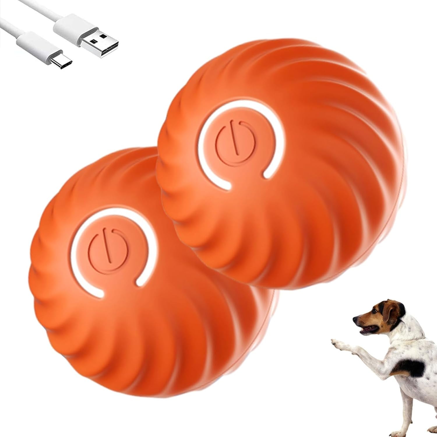 Smart Jumping Ball for Dogs, 2025 Upgraded Smart Jumping Ball Dog Toy ...