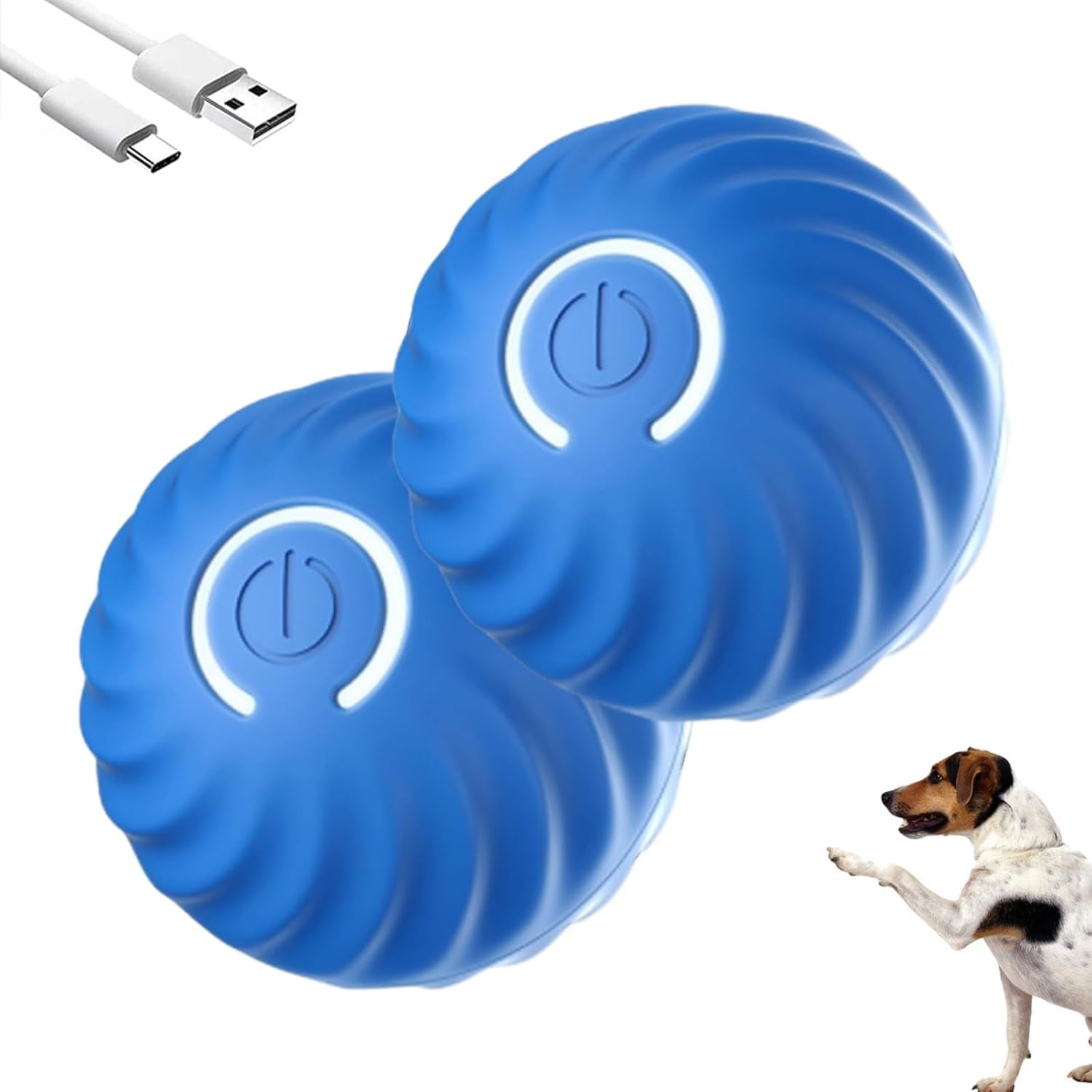 Smart Jumping Ball for Dogs, 2025 Upgraded Smart Jumping Ball Dog Toy ...