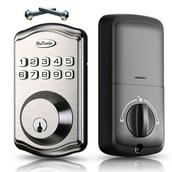 Smart Keyless Entry Digital Door Lock - Electronic Keypad Deadbolt with ...