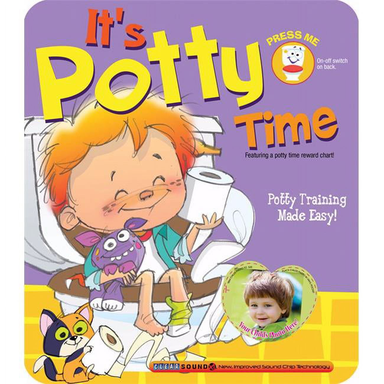Smart Kidz Its Potty Time for Boys - Clearsound Books - Walmart.com