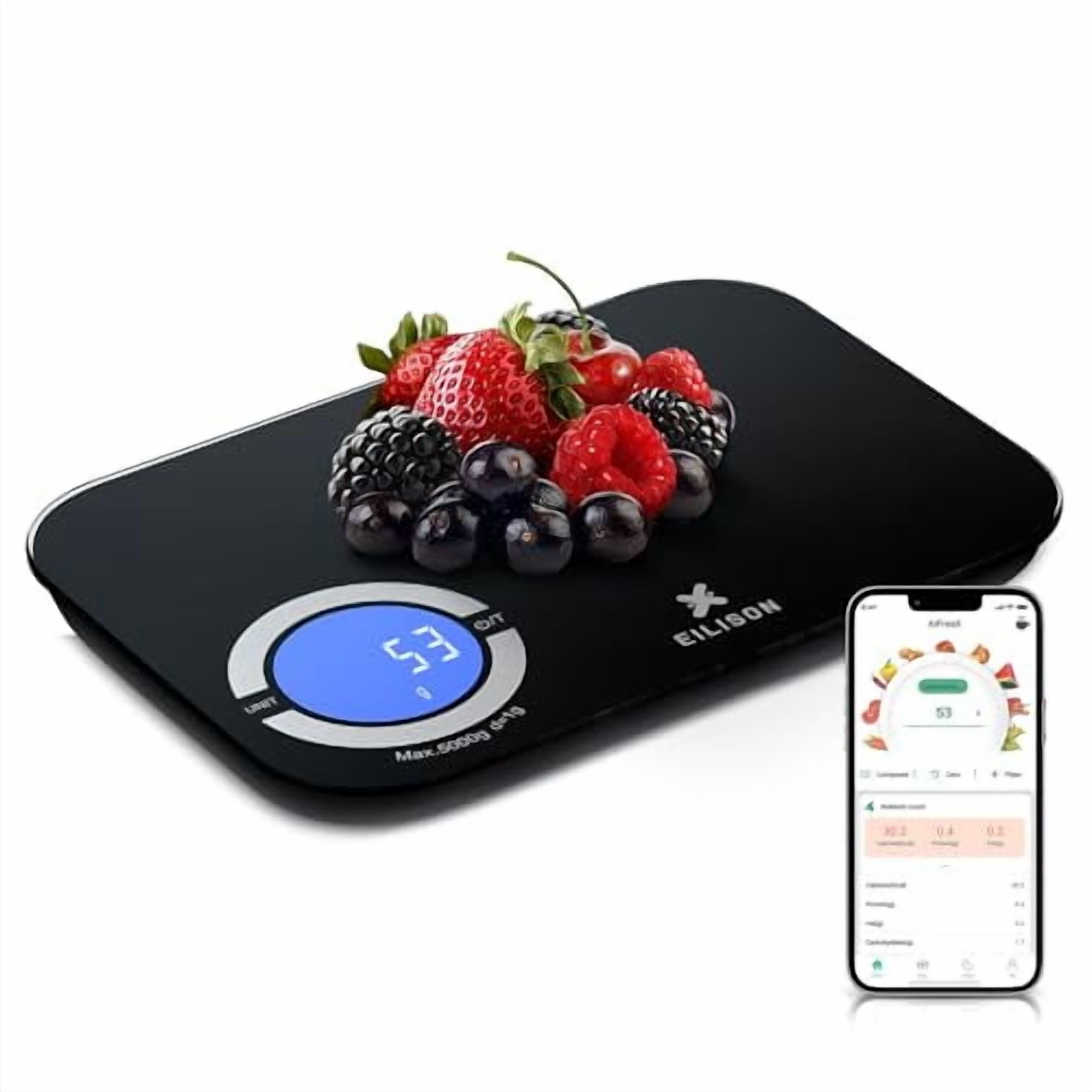 Smart Kitchen Scale with Bluetooth App, High-Precision Digital Food ...