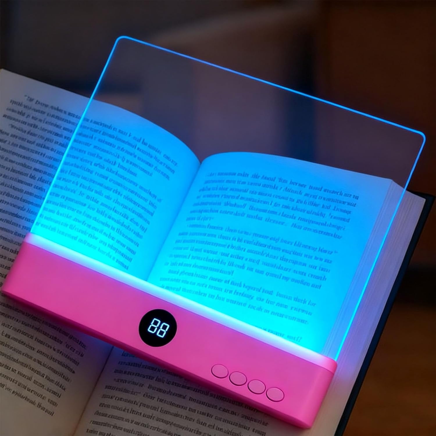 Smart LED Book Light – Eye-Safe, Glare-Free Glow with Fingerprint ...