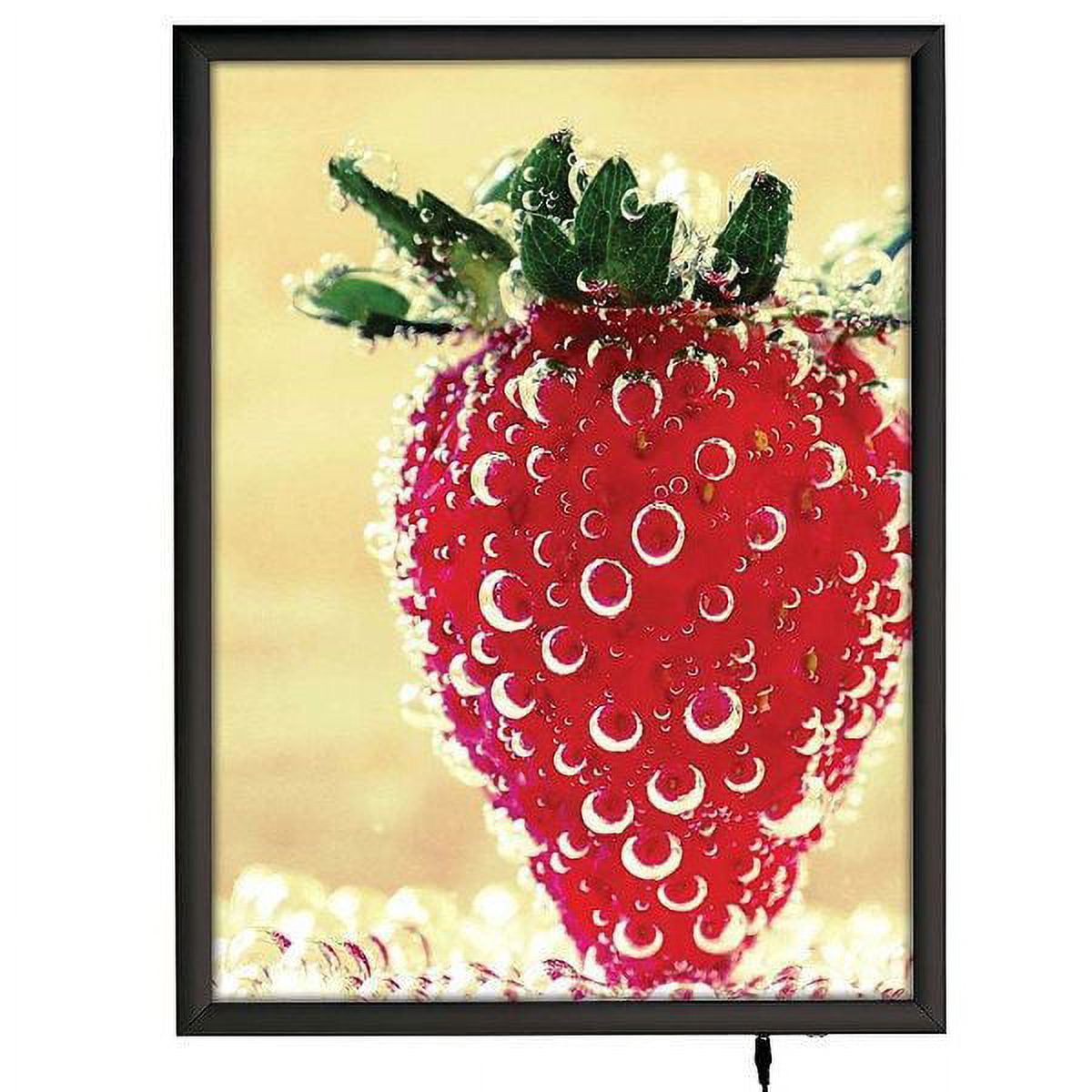 Smart LED Box 18"w x 24"h Poster Size 1" Black Aluminium Profile ...