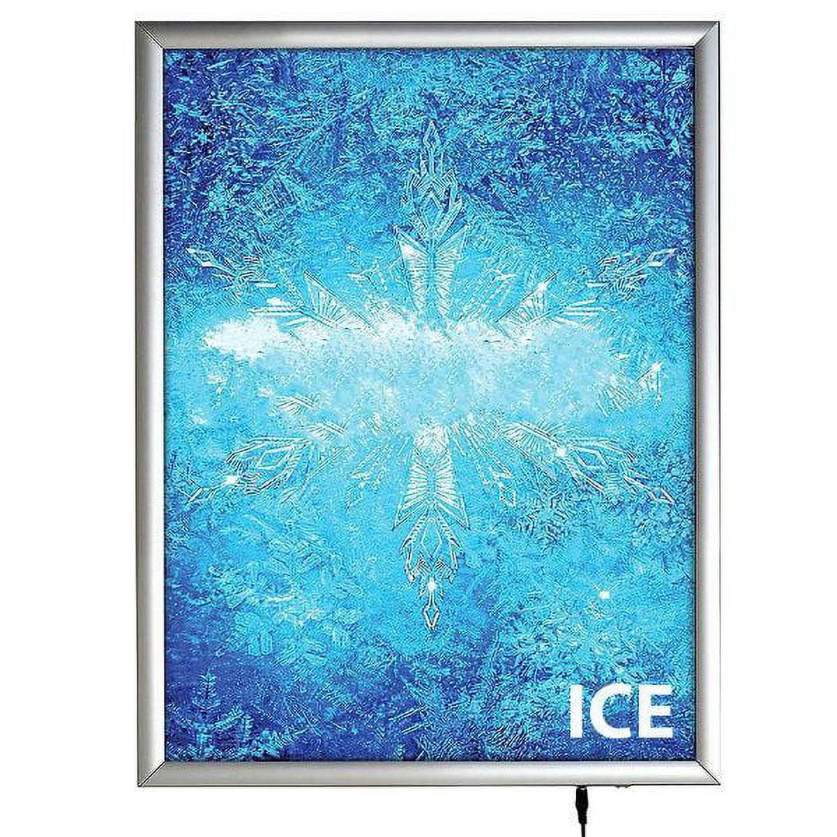 Smart LED Box 18"w x 24"h Poster Size 1" Silver Aluminium Profile ...