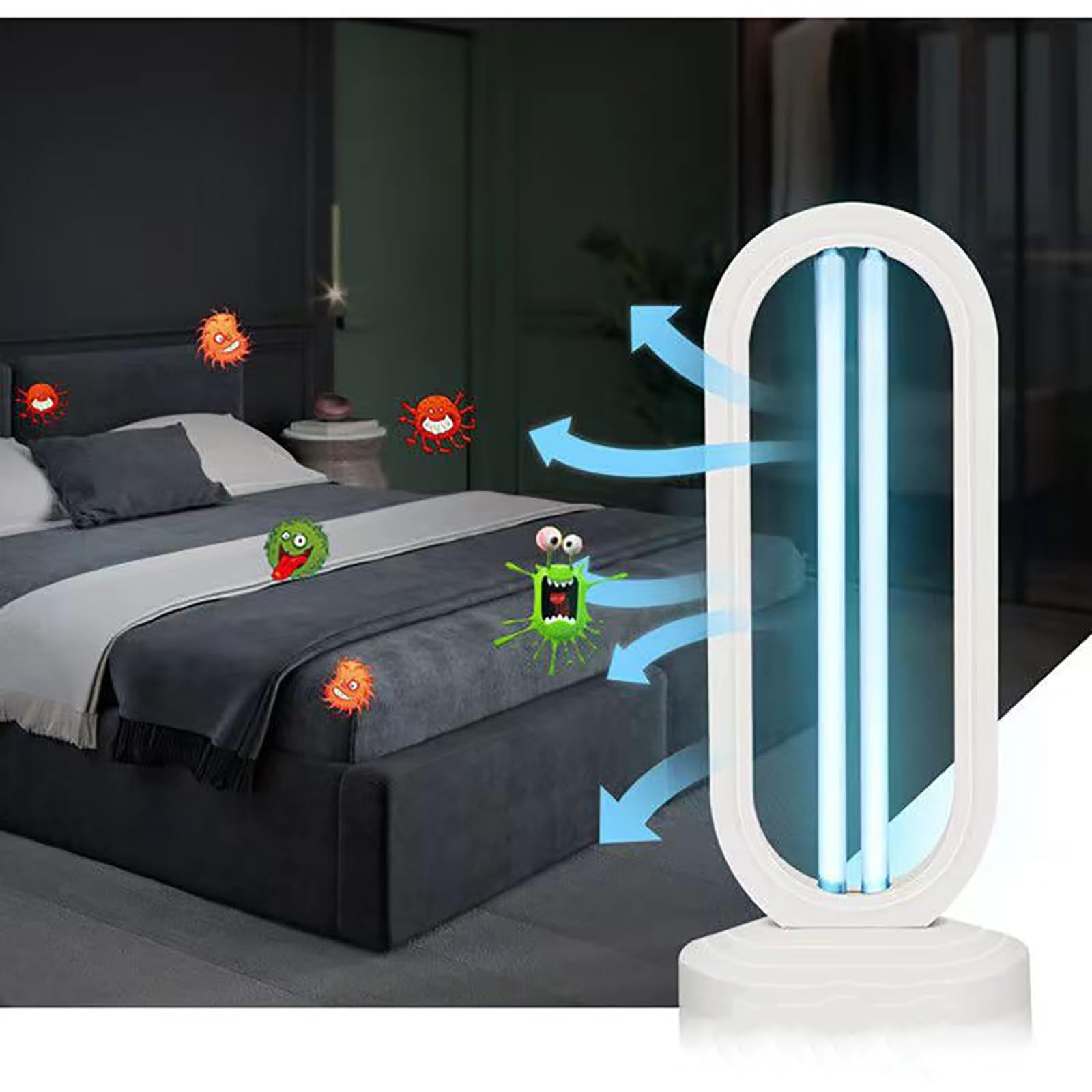 Smart LED Desk Lamp with Remote Control - 3-Level Brightness & Timer ...