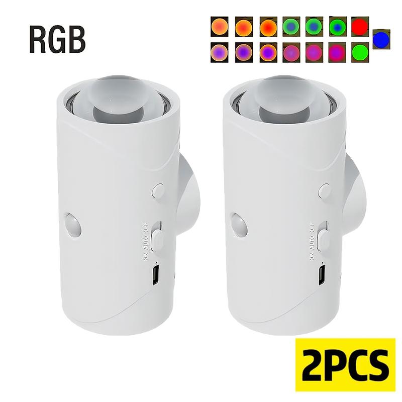 Smart LED Night Light with Motion Sensor, RGB Gradient Dimmable Wall ...