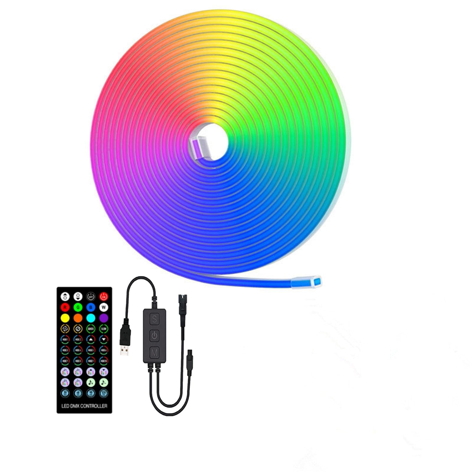 Smart LED Strip Light Kit with Voice Control,Wifi and Remote Operated ...