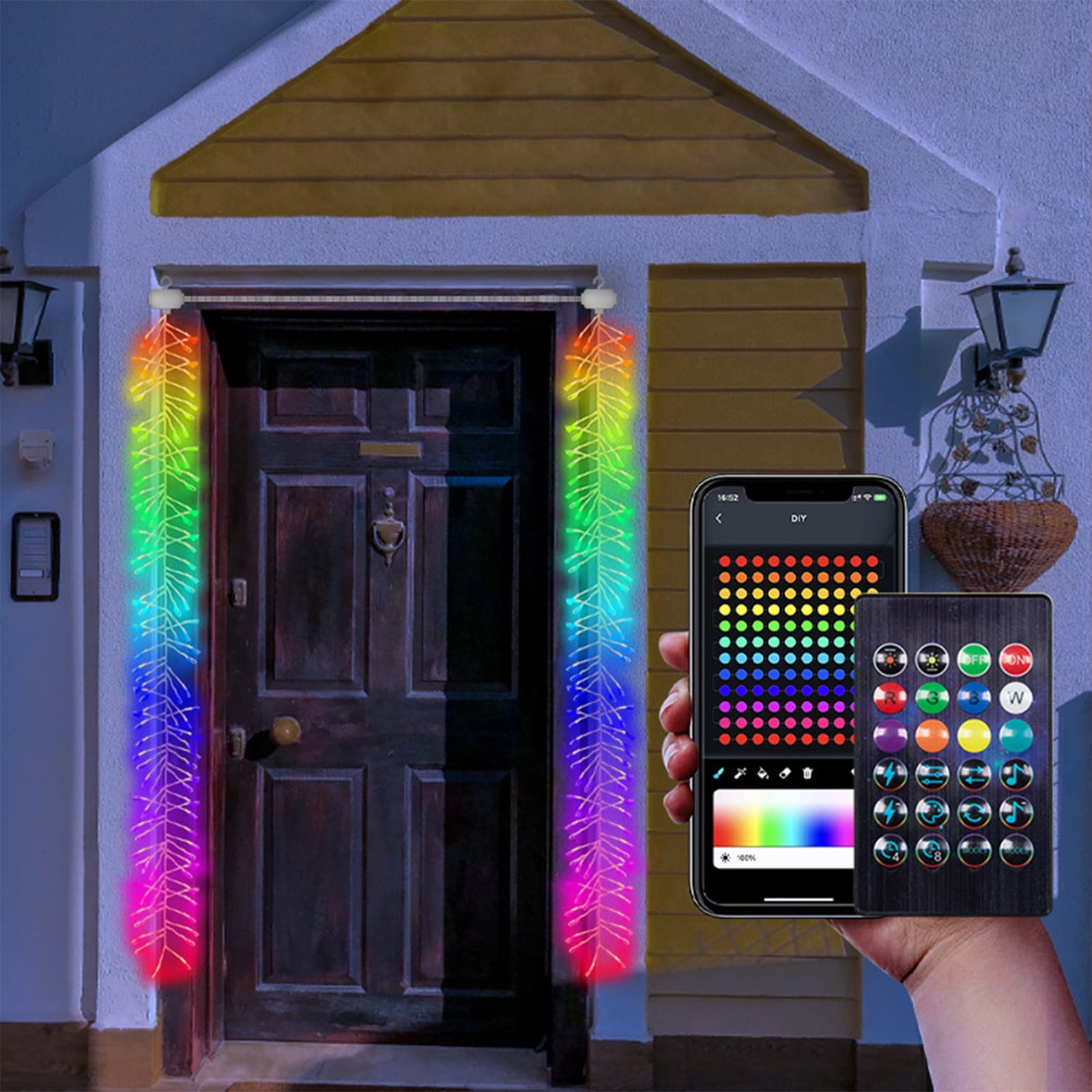 Smart LED Strip Lights, Smart Firecracker Lights, 16 Million Colors ...