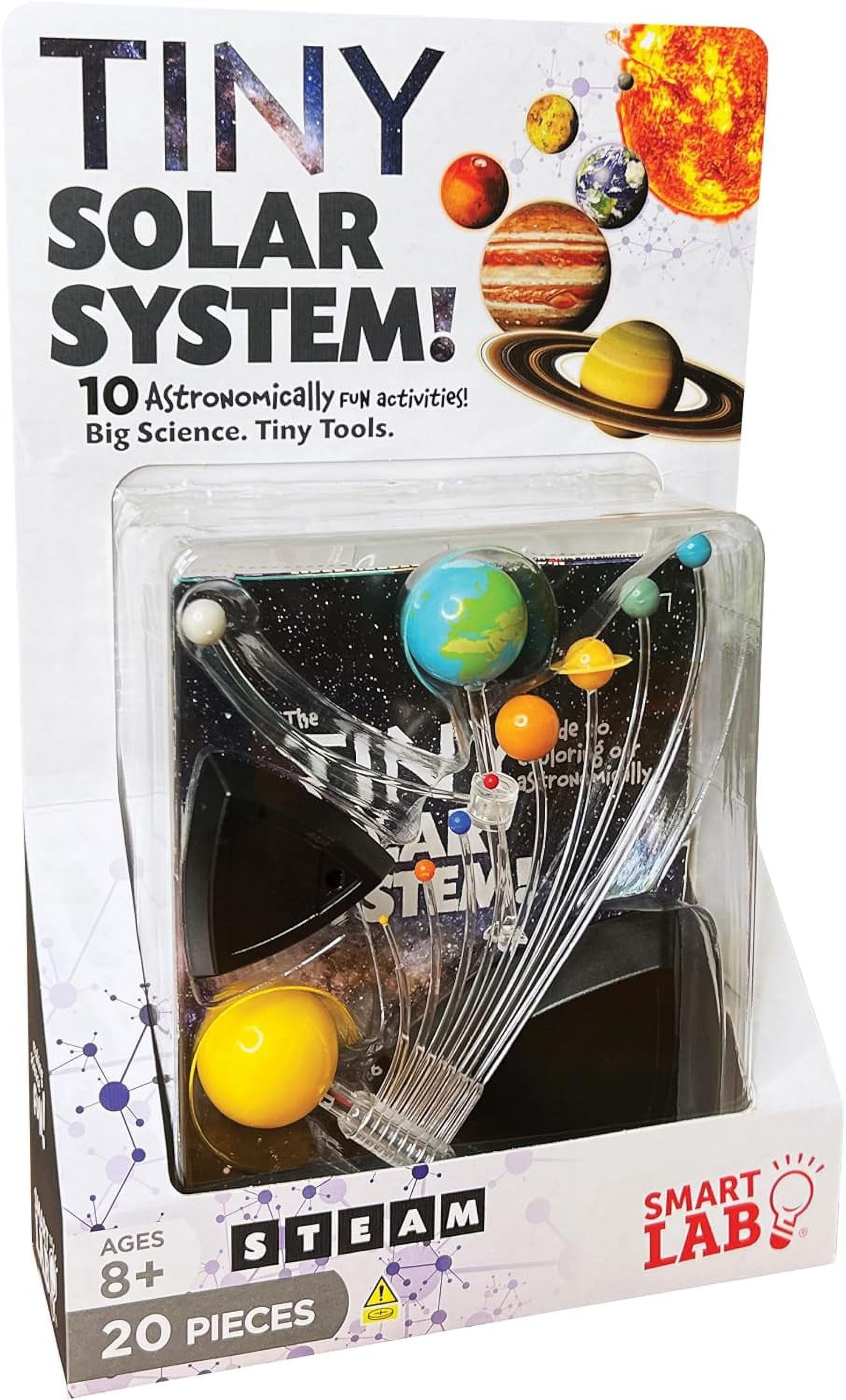 SmartLab Toys Miniature Solar System Model, Light-Up Sun, Interactive ...