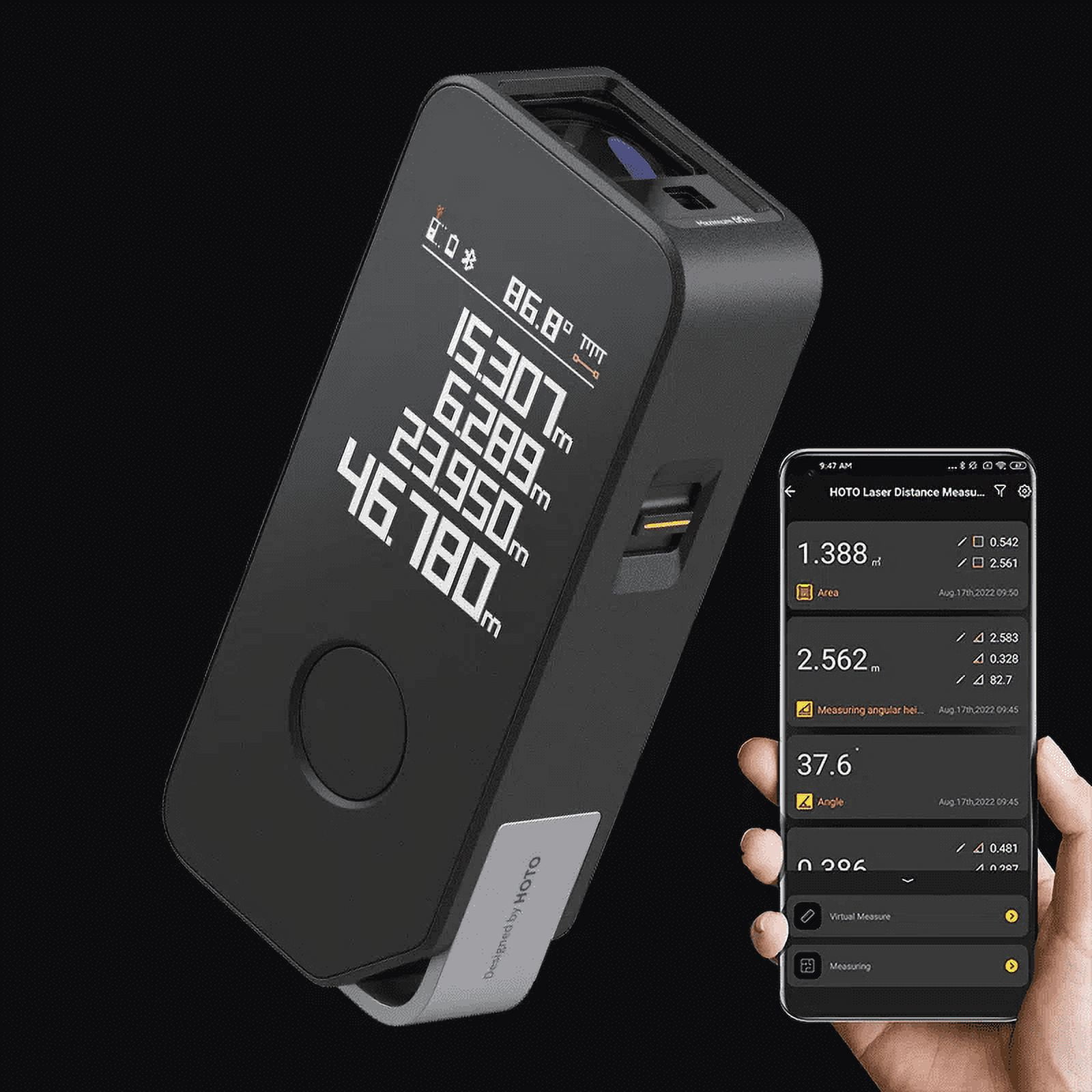 Smart Laser Measuring Instrument Pro LED Display Intelligent Digital ...