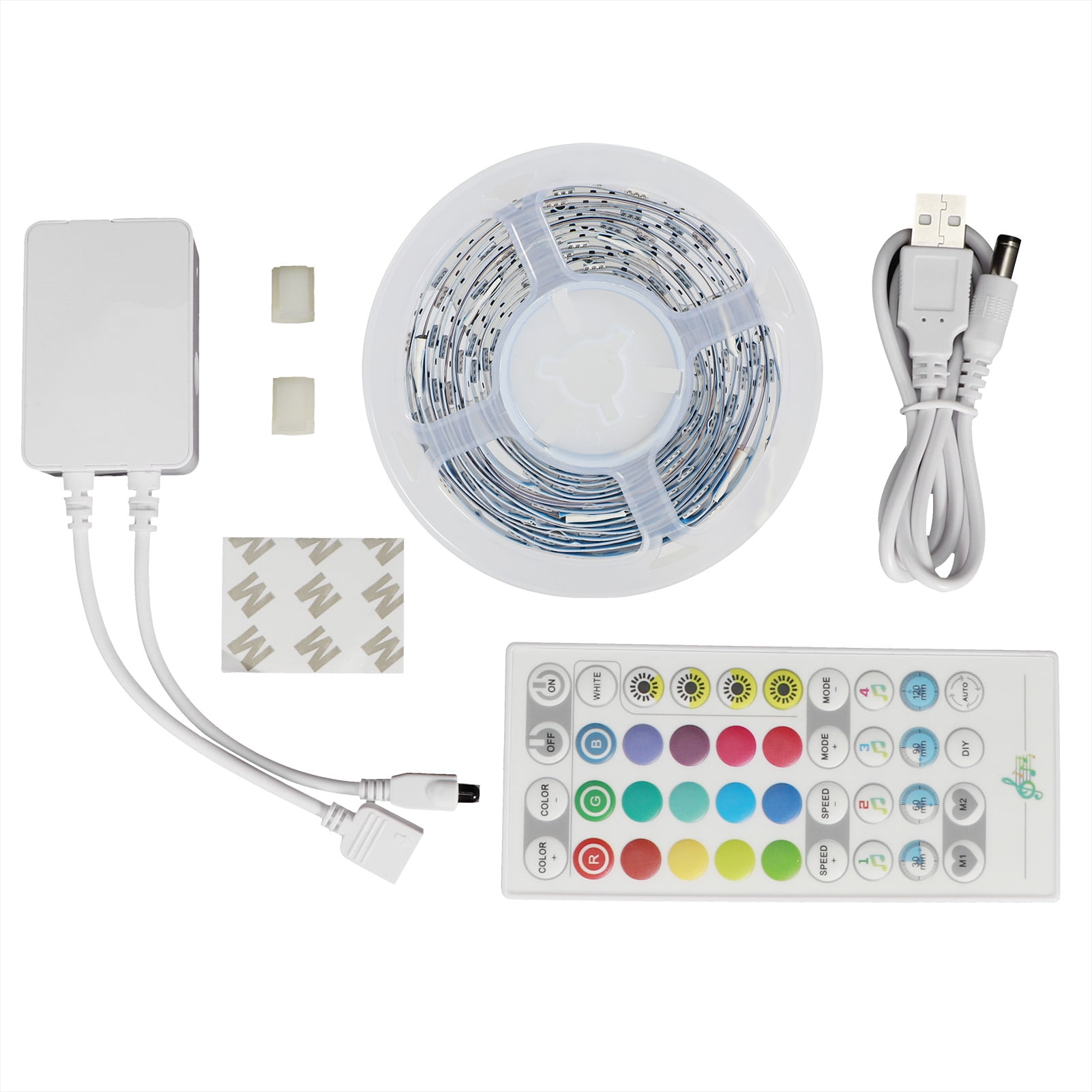 Smart Led Light Strip,3meter Usb 54led Strip Lights,Smart Wifi Sound ...