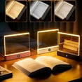 Smart Led Reading Light, LED Flat Page Reading Light for Books in Bed ...