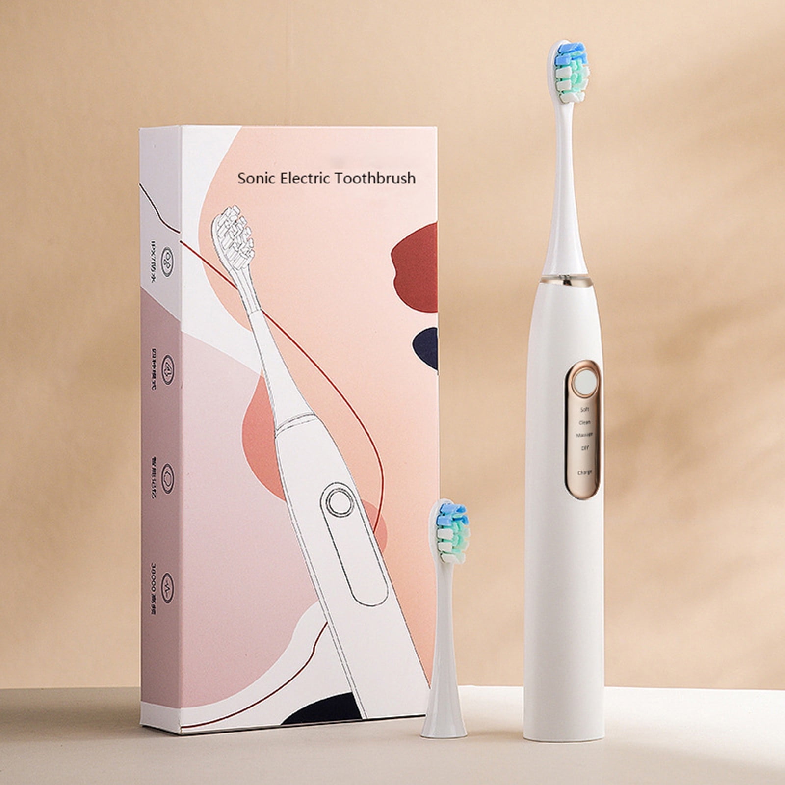 Smart Levitation Toothbrush USB Rechargeable with Soft for Adults ...