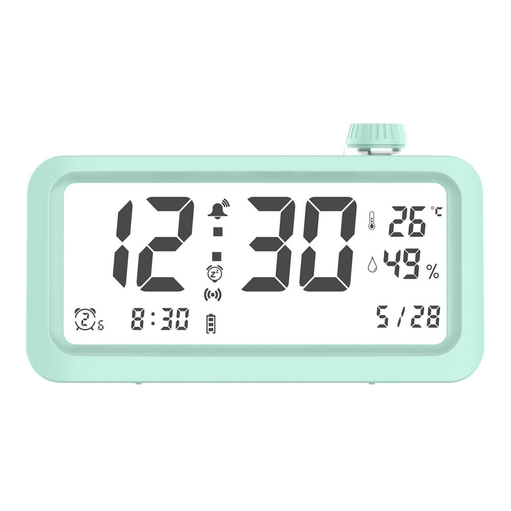 Smart Light-Sensitive Alarm Clock for Students: LCD Display,Humidity ...