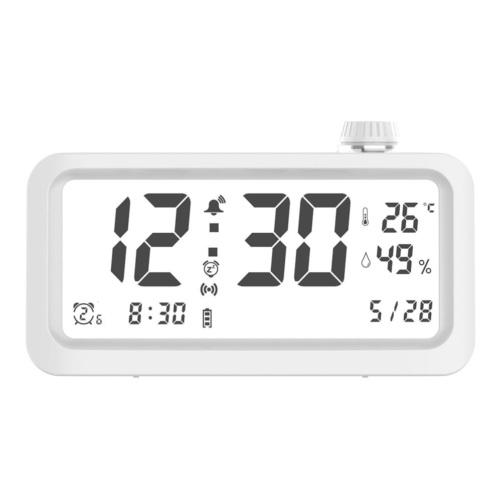 Smart Light-Sensitive Alarm Clock for Students: LCD Display,Humidity ...