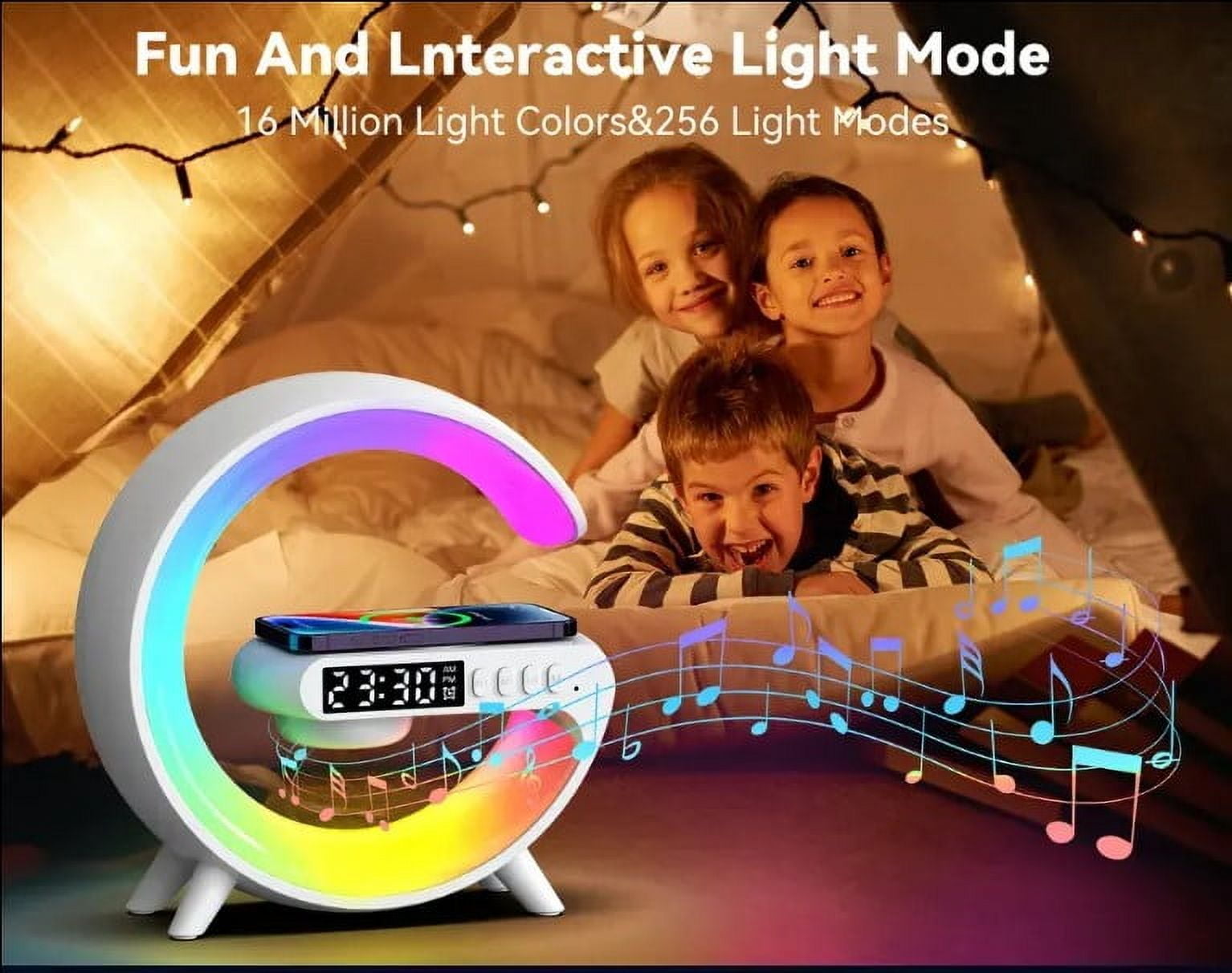 Smart Light Sound Machine - G shaped Bluetooth Speaker with Wireless ...