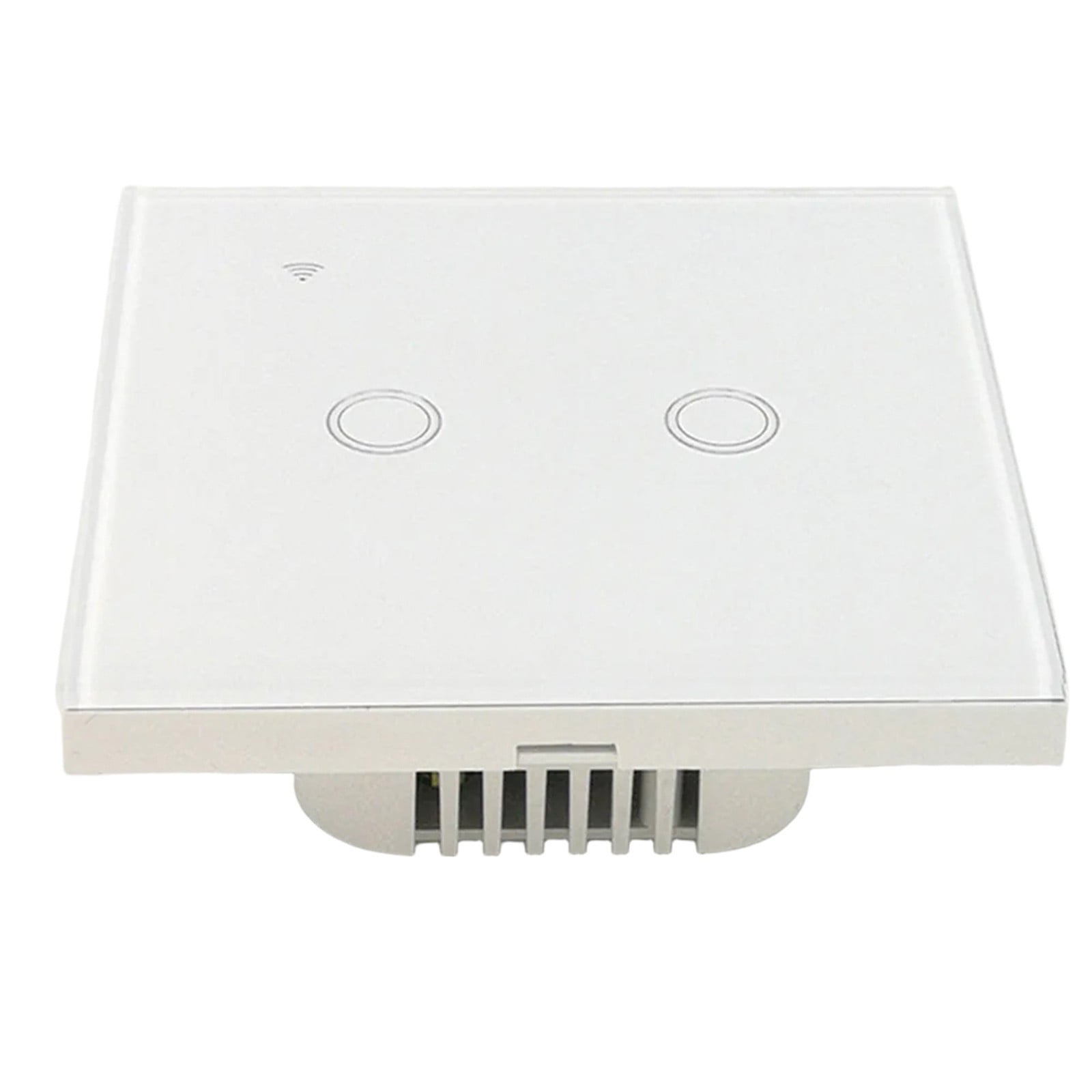 Smart Light Switch 2 Gang Wifi Smart Touch Wall Switch Voice/App ...