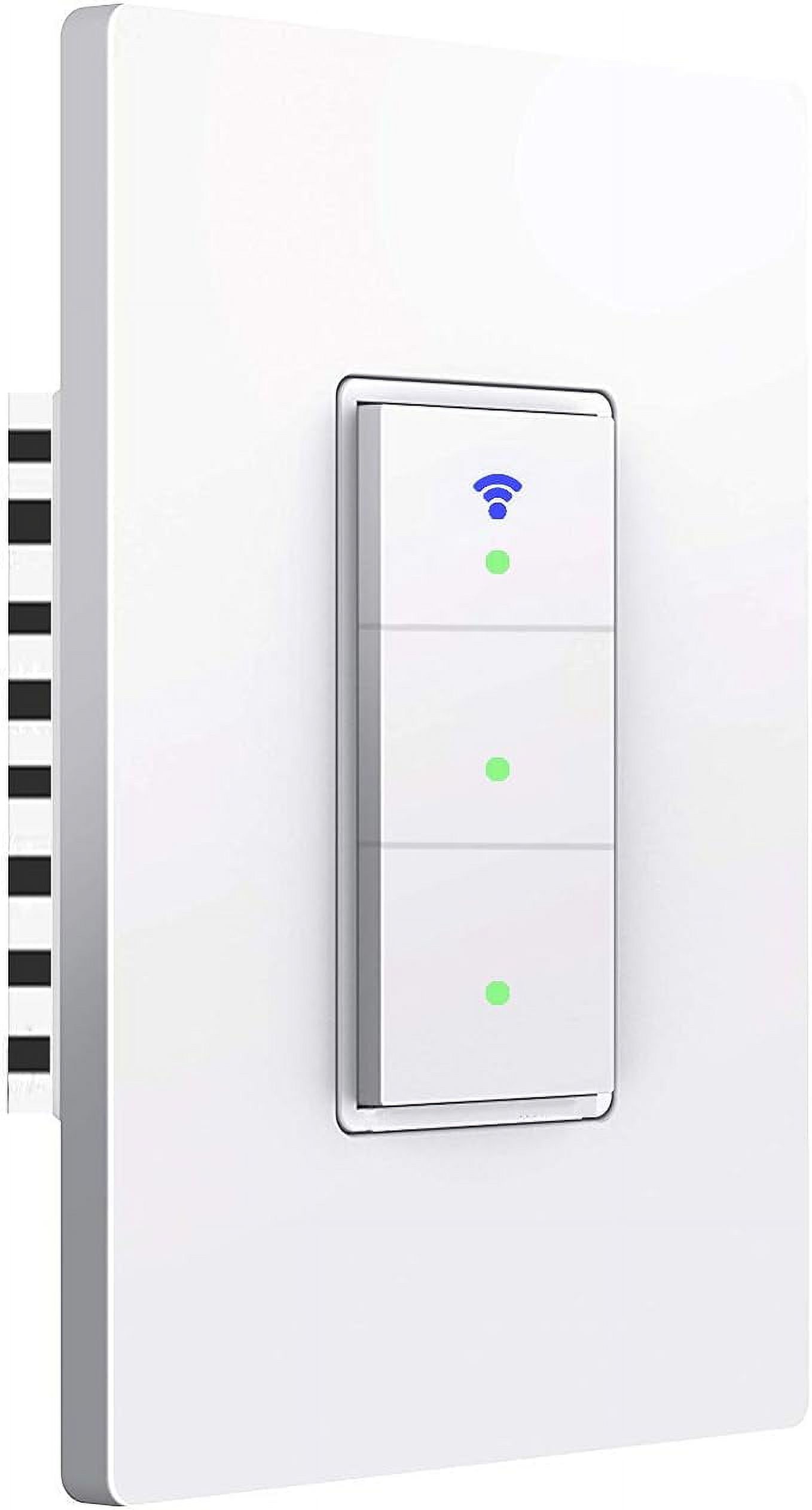 Smart Light Switch, Triple switches WiFi Smart Switch Button ...