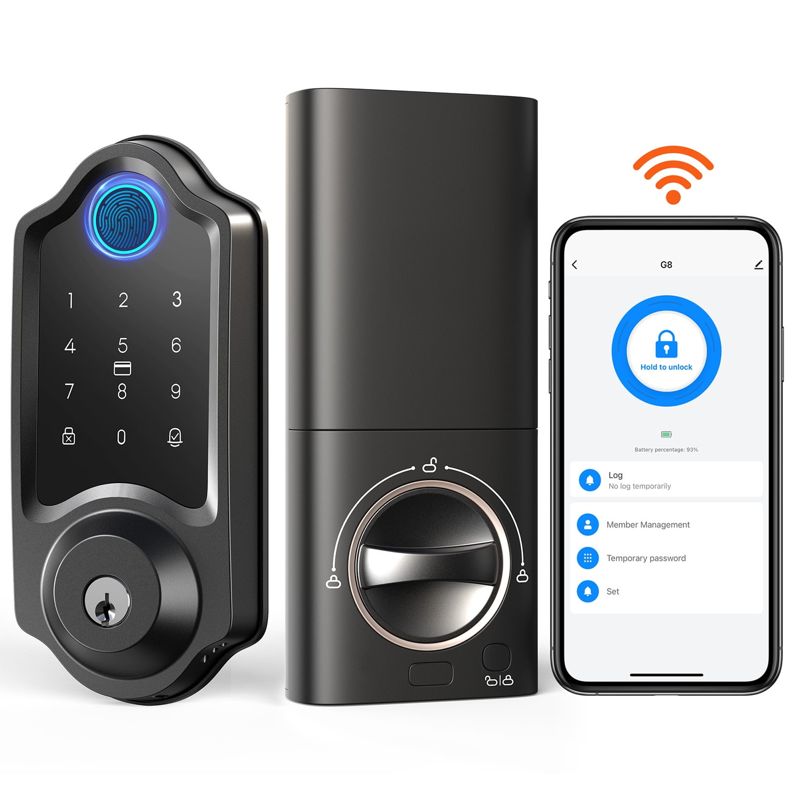 COBIZI Smart Lock, Fingerprint Door Lock with Keypad, Smart Locks for ...