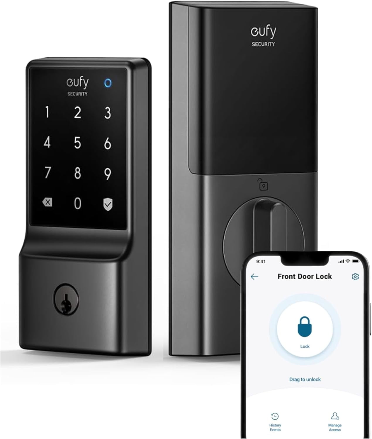 Smart Lock C210, Keyless Entry Door Lock, Built-in WiFi Deadbolt, No ...
