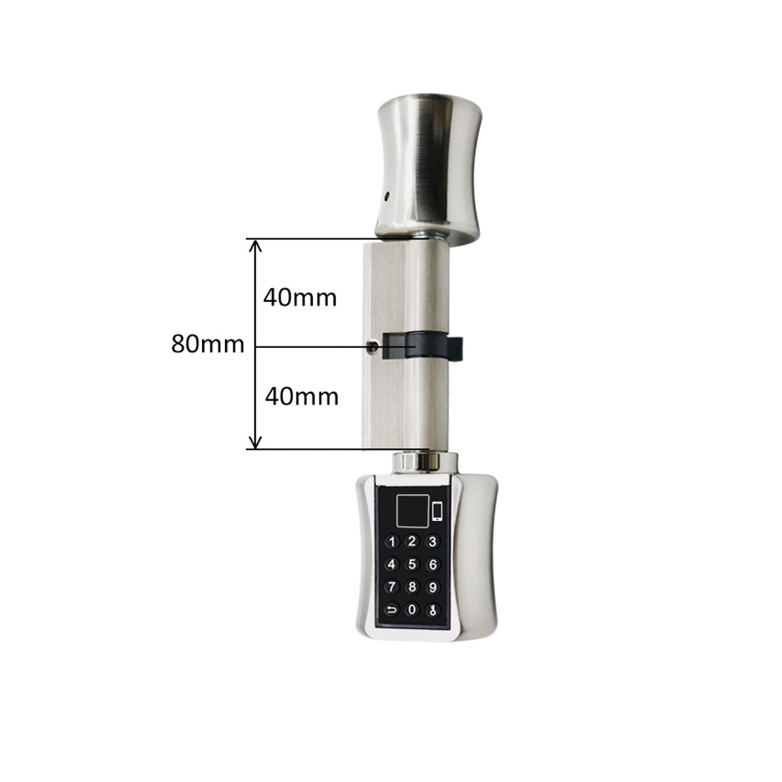 Smart Lock Electronic Cylinder Outdoor Waterproof Biometric Fingerprint ...