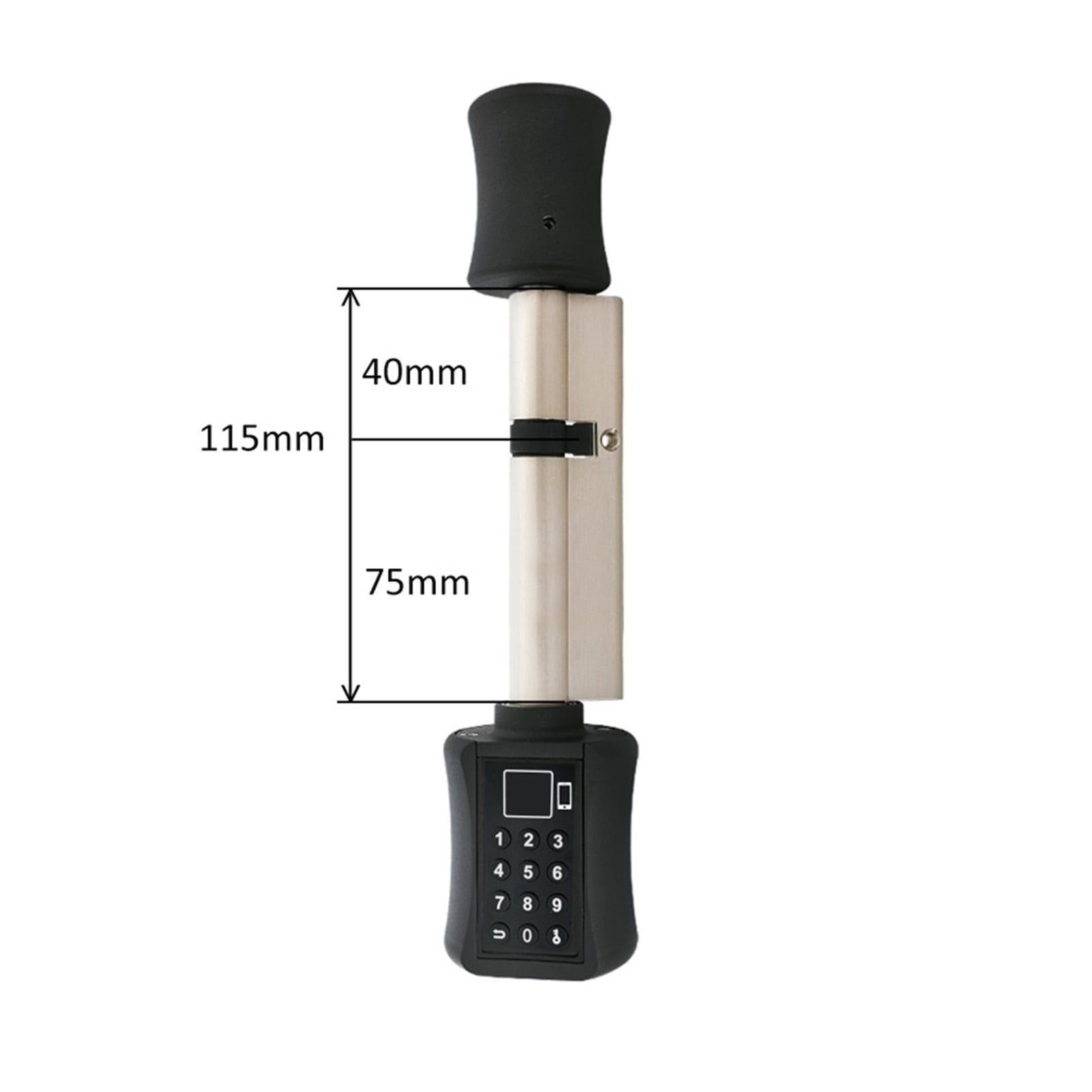 Smart Lock Electronic Cylinder Outdoor Waterproof Biometric Fingerprint ...