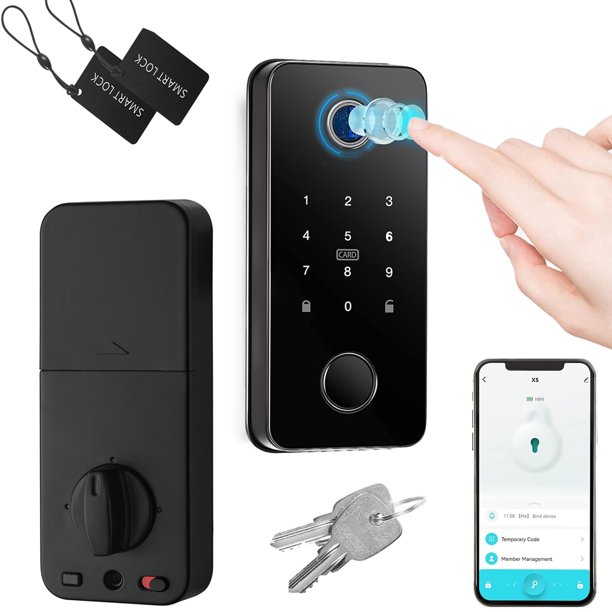 Smart Lock Touch, Door Locks with Keypads, Keyless Entry Door Lock ...
