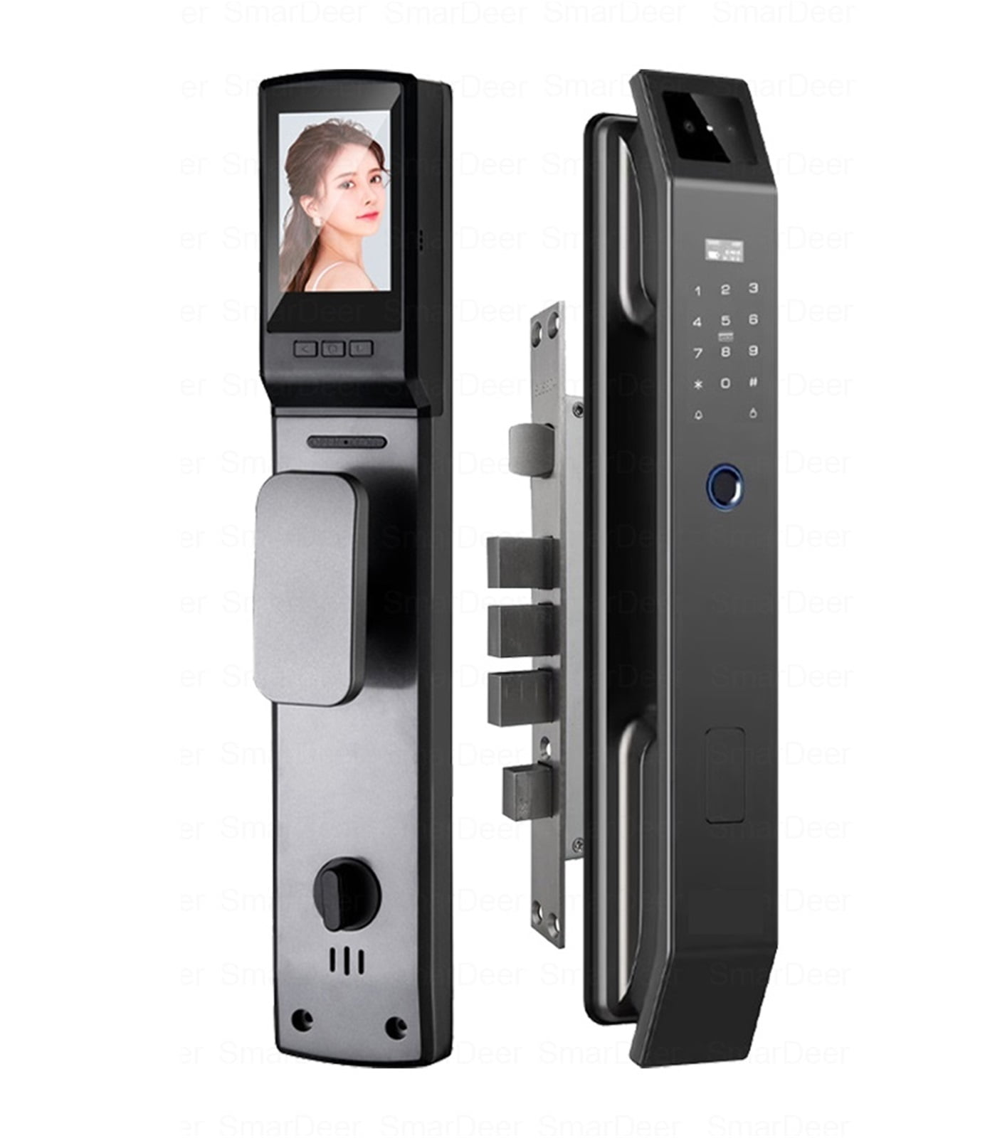 Smart Lock With Camera 3D Recognition Electronic Door Lock With Visual ...