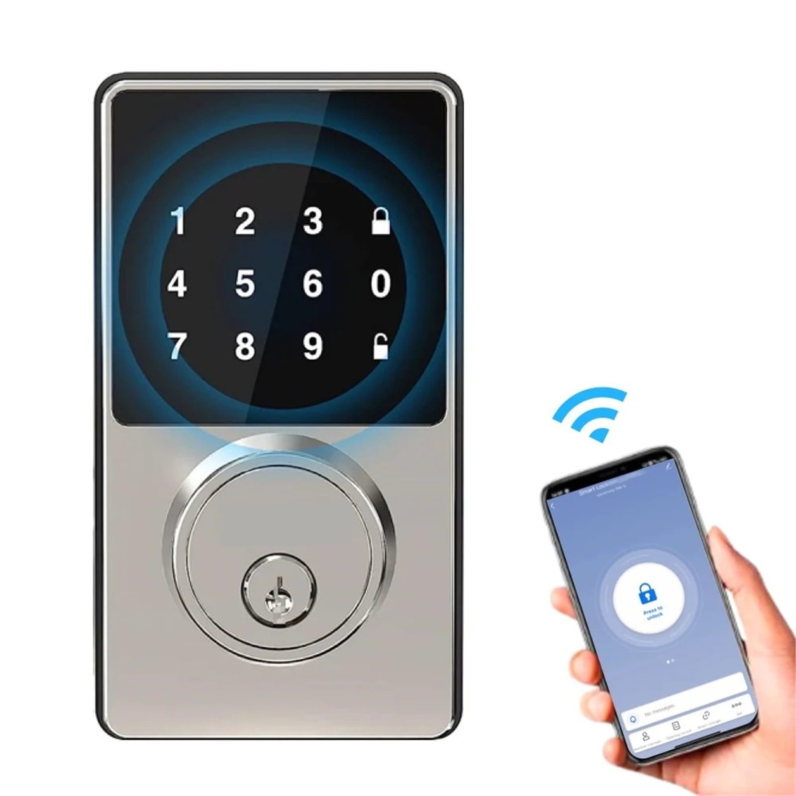 Smart Lock With Password, Keyless Entry Door Lock With Touchscreen ...