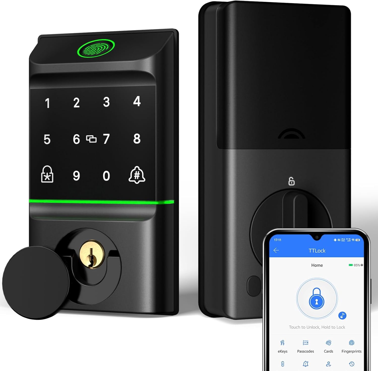 Smart Lock for Front Door, Keyless Entry Door Locks with Keypad ...