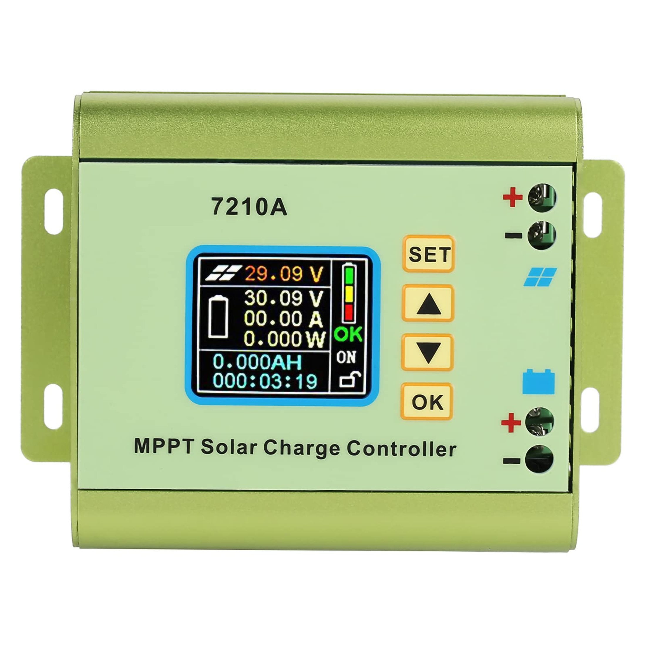 Smart MPPT Solar Charge Controller with LCD for Lithium Batteries ...