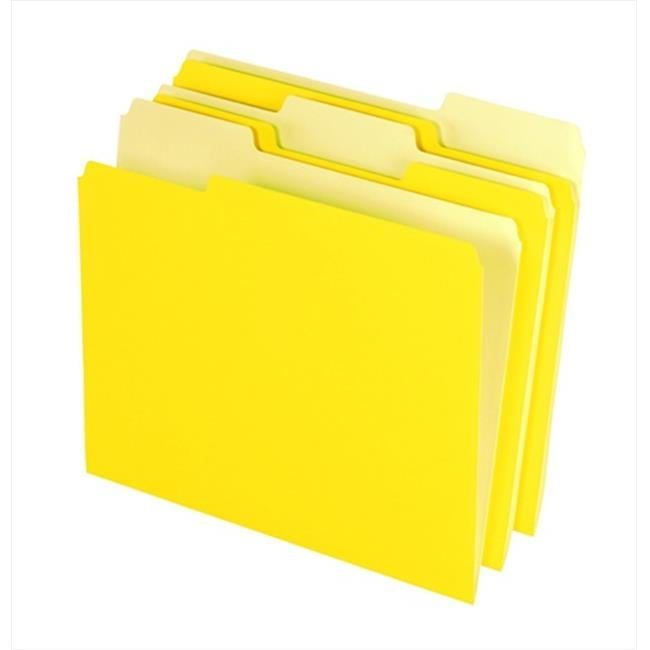 Smart Medium Weight Stock 1-3 Cut 2-Tone Reversible File Folder, Letter ...