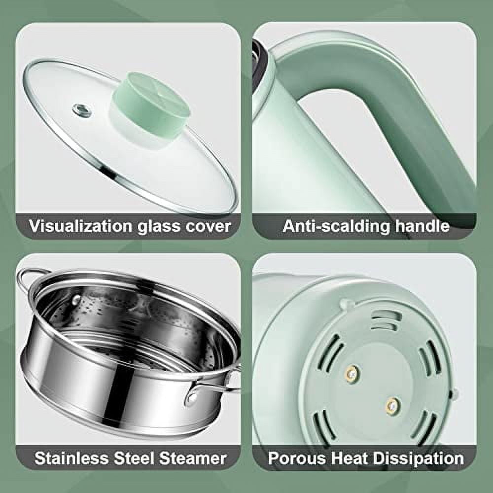 Smart Mini Hot Pot with Timer and Automatic Shut Off 1.2L Non-Stick ...