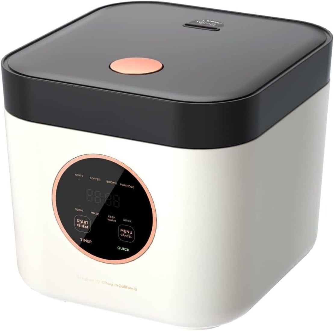 Smart Mini Rice Cooker 24-H Delay Timer Auto Keep Warm Nonstick Inner ...
