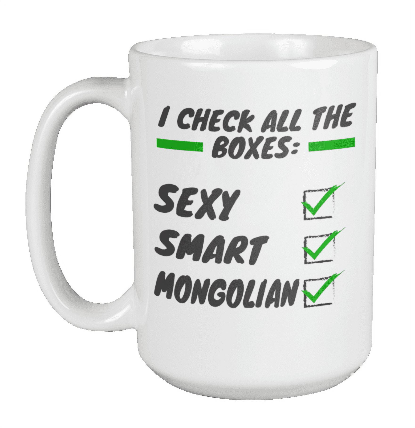 Smart Mongolian Coffee & Tea Gift Mug (15oz) - Walmart.com