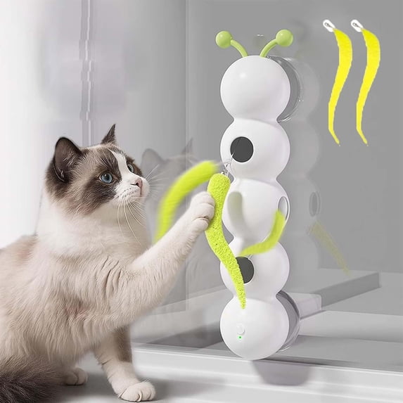 Smart Motion Activated Cat Toy, Interactive Electric Caterpillar Teaser ...