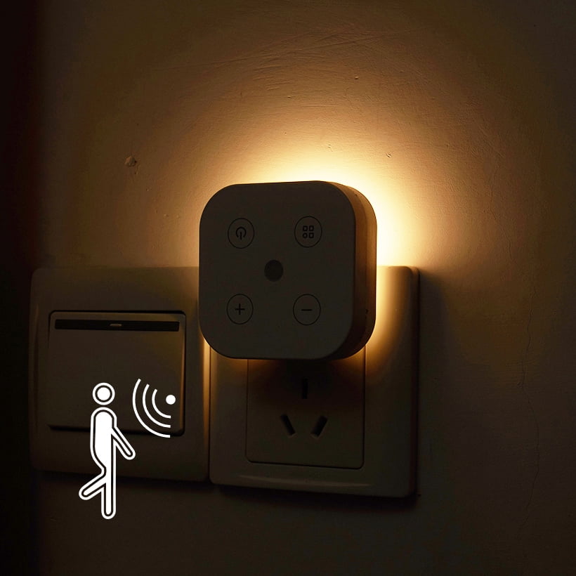 Smart Motion Sensor LED Night Lights Plug into wall, Adjustable ...