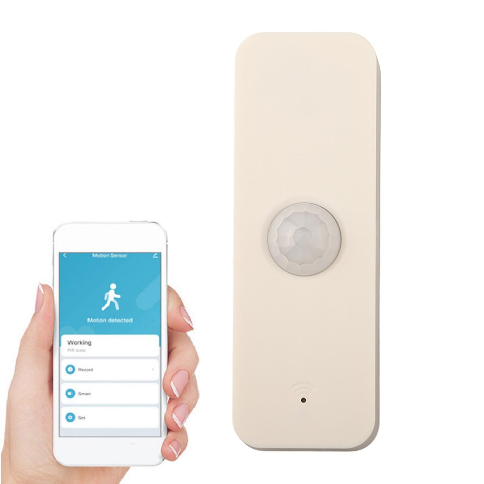 Smart Motion Sensor, Wireless Pir Motion Sensor, 128 Degree Detection ...