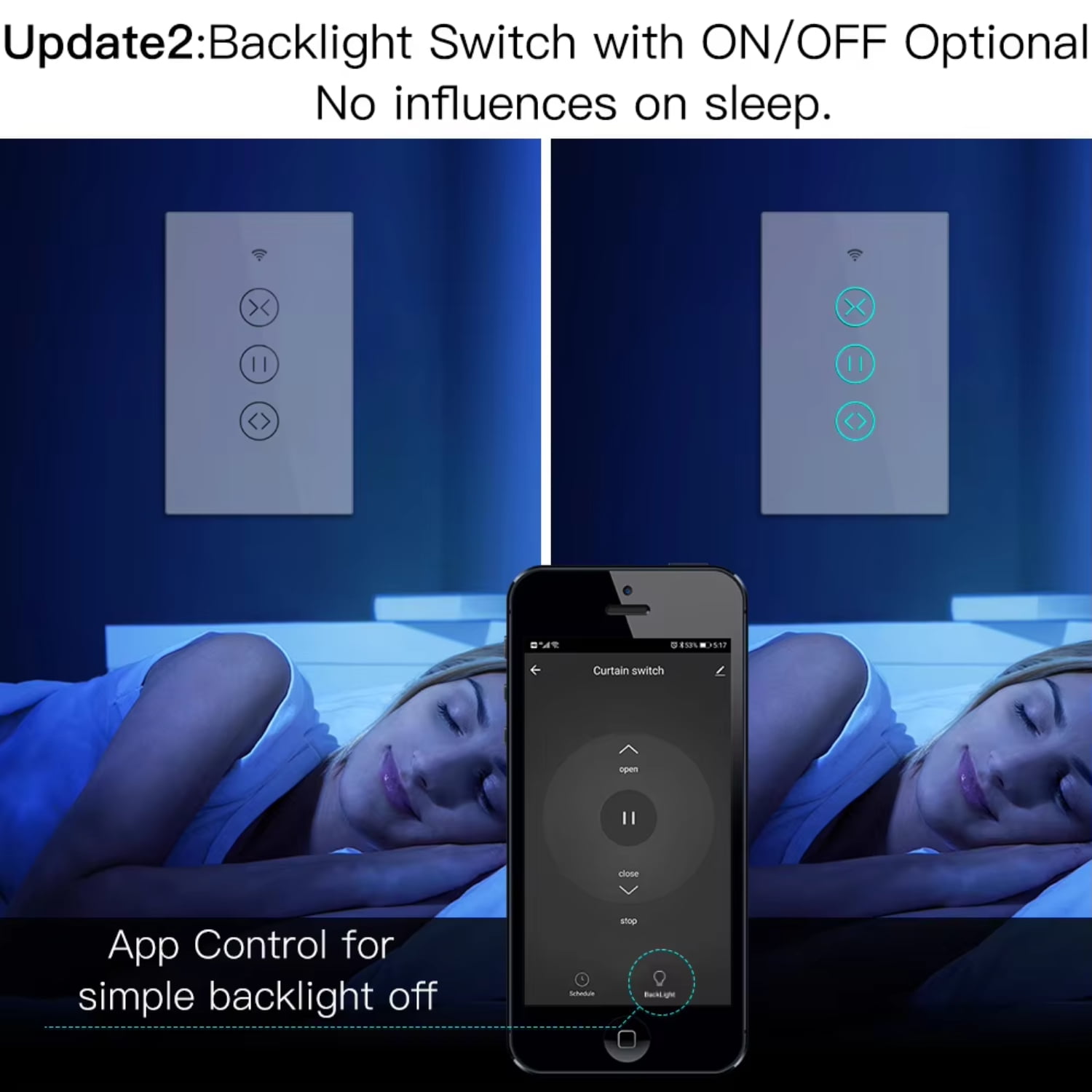 Smart Motorized EU WiFi RF433 Curtain Roller Blinds Controller Compatible with Alexa Remote ...