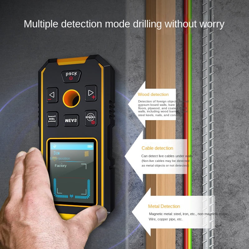 Smart Mouse NF-513 wall detector pipeline Steel bar metal Positioning Scanner wall dark wire ...