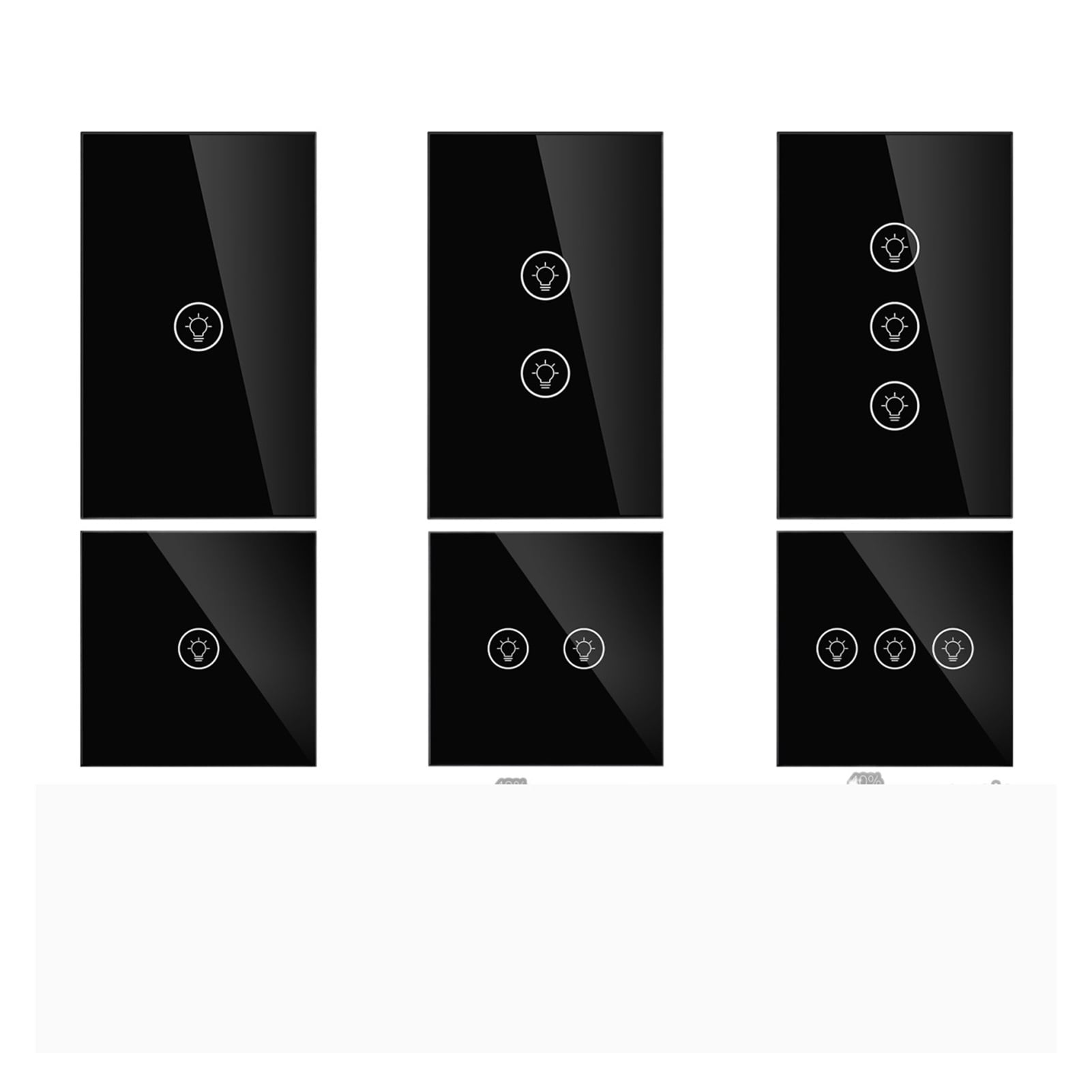 Smart Multi-gang Light Dimmer Switch Independent Control Smart Control ...