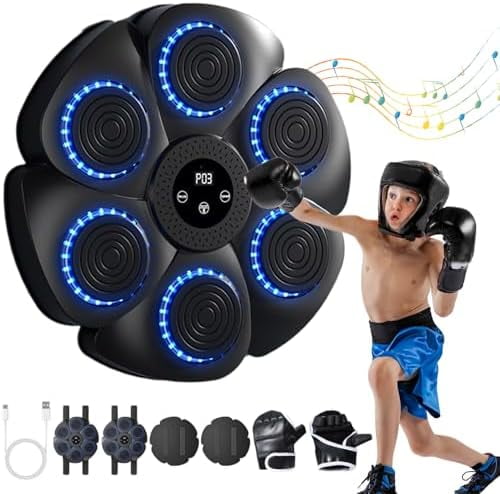 Smart Music Boxing Machine, 9 Modes＆18 Speed Music Punching Machine ...